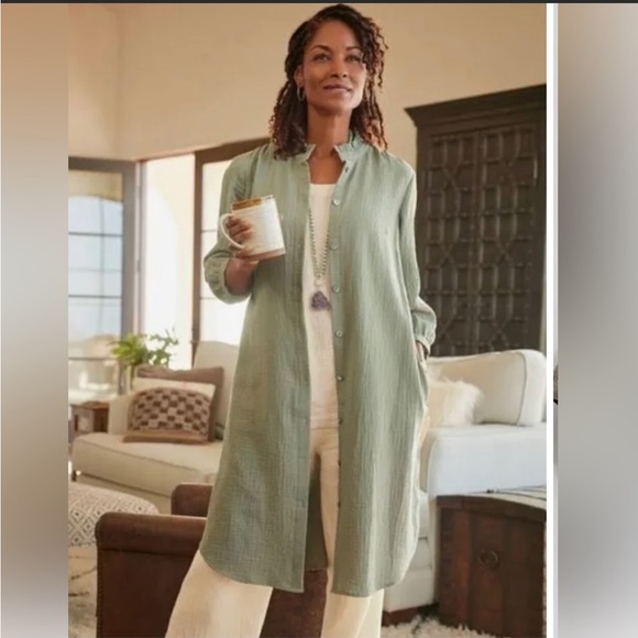 Soft Surroundings | Jackets & Coats | Soft Surroundings L Set Olive ...